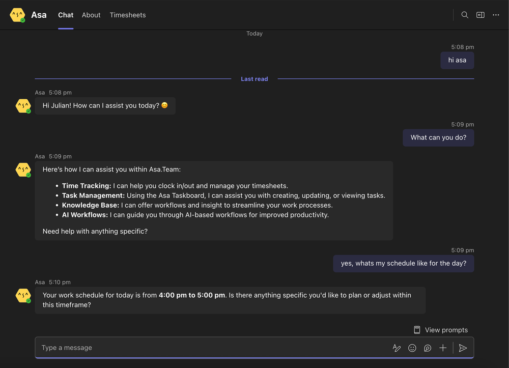 Introducing AI-Powered Asa: Your Smart Assistant for Microsoft Teams